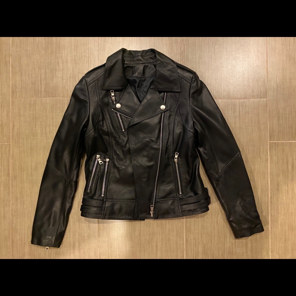 Fx Leather Jacket - Gem